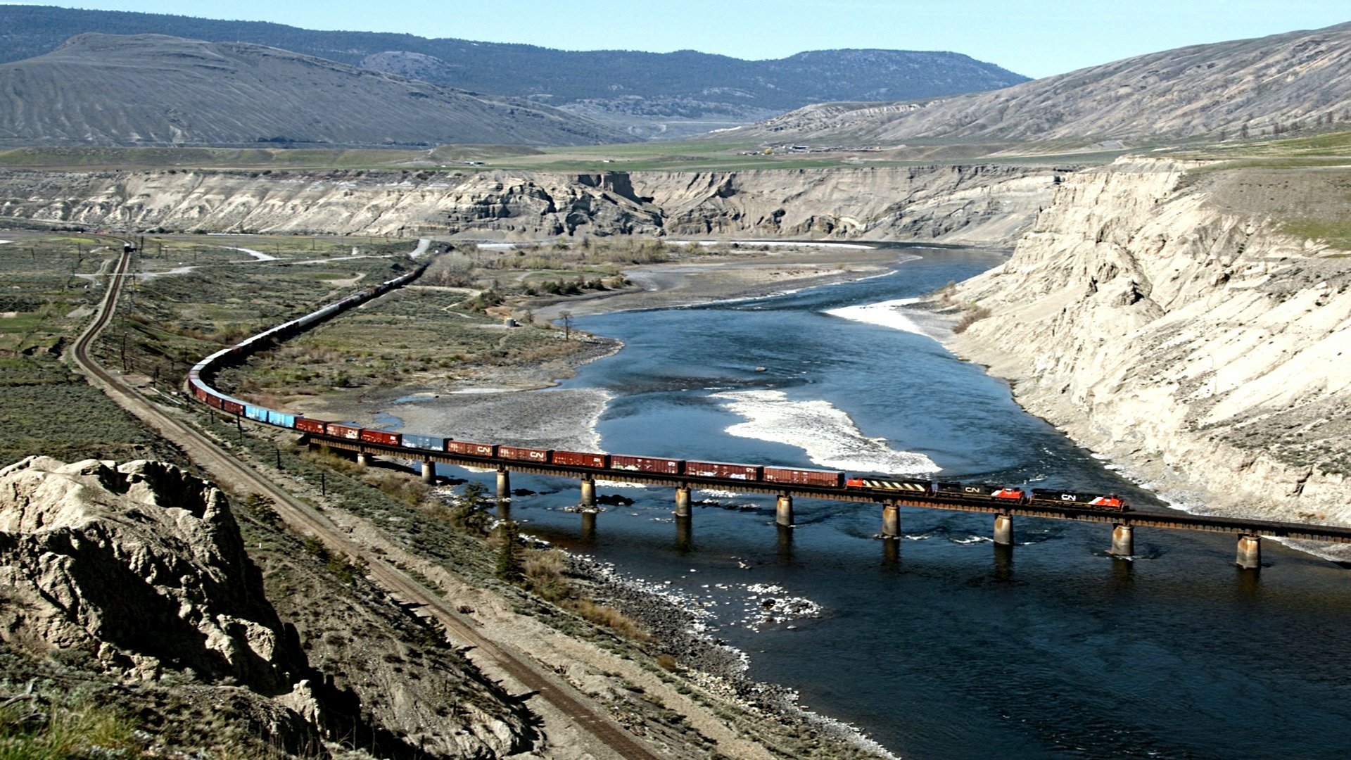 Scenic Train Journey: HD Wallpaper | 1920x1080 | Wallpaper Abyss