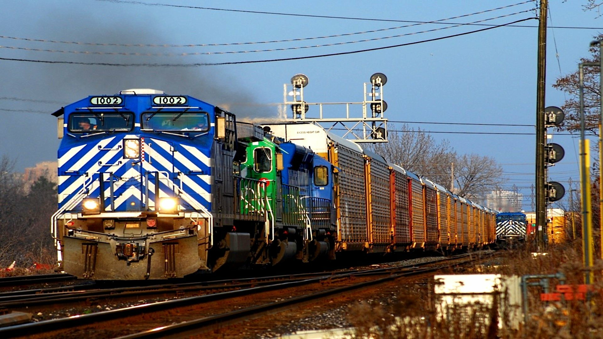 HD Train Journey: Powerful Locomotive on the Rails | 1920x1080 ...