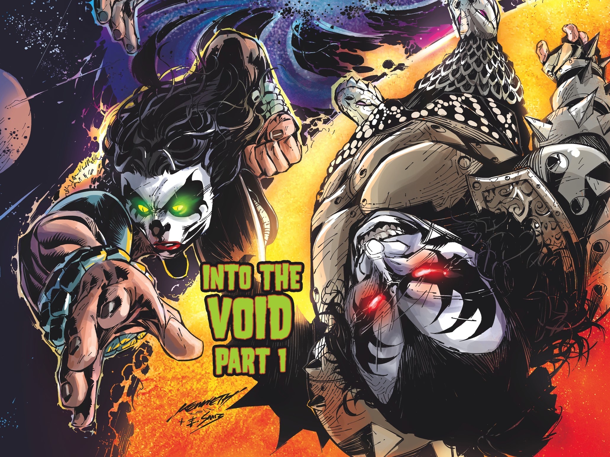 Comics KISS HD Wallpaper