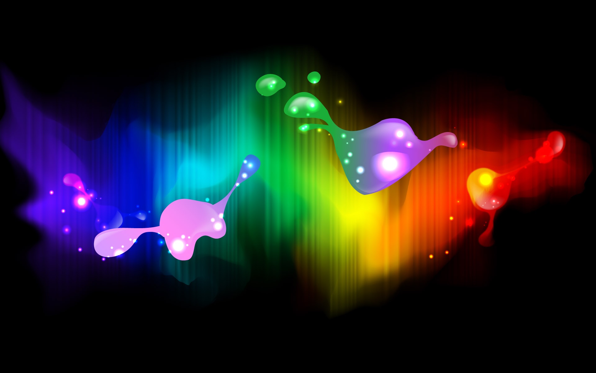 Vibrant Abstract Spectrum HD Wallpaper