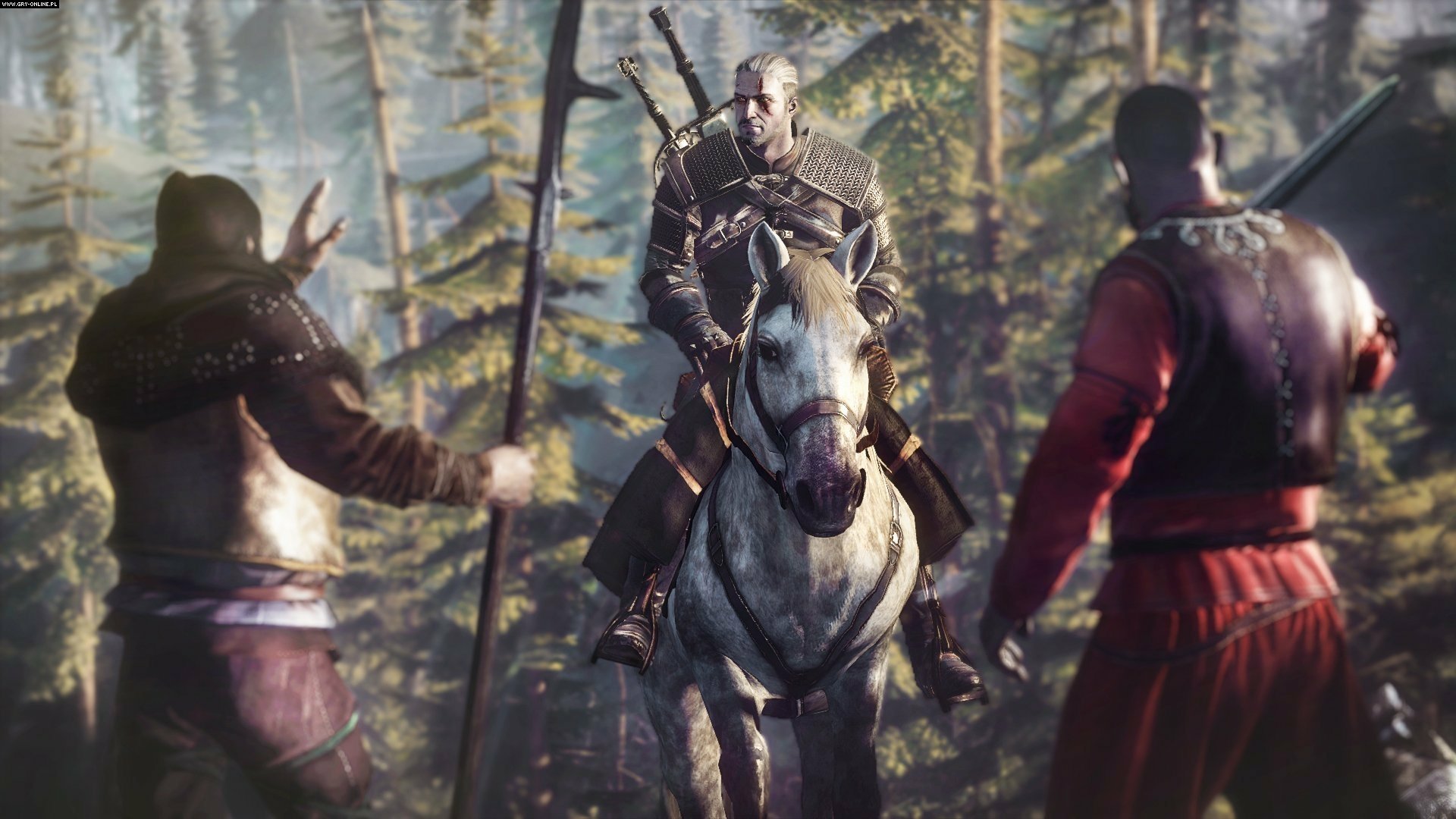 The Witcher 3 HD Wallpaper: Geralt's Wild Hunt Encounter | 1920x1080 ...