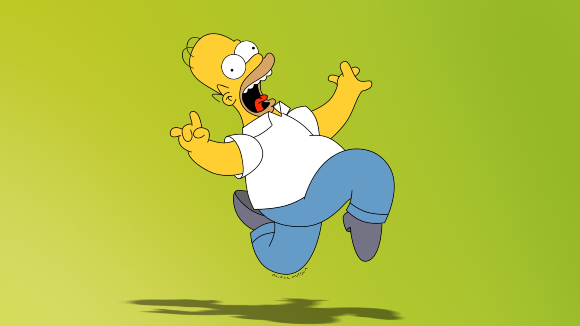 Download Homer Simpson TV Show The Simpsons HD Wallpaper