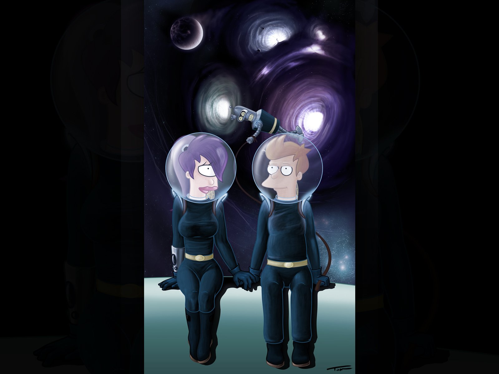 Download Leela (Futurama) Fry (Futurama) Bender (Futurama) TV Show ...