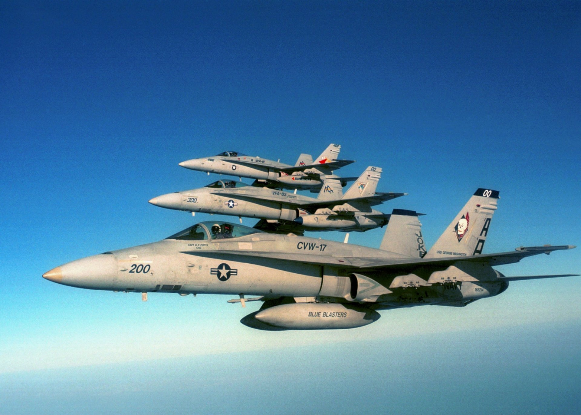 Hornet Squadron: F/A-18 Formation — HD Military Wallpaper