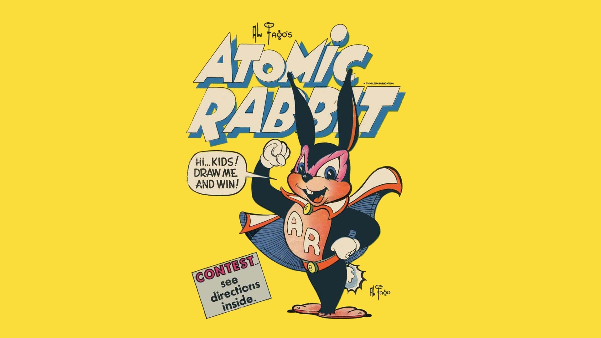 Download Comic Atomic Rabbit HD Wallpaper
