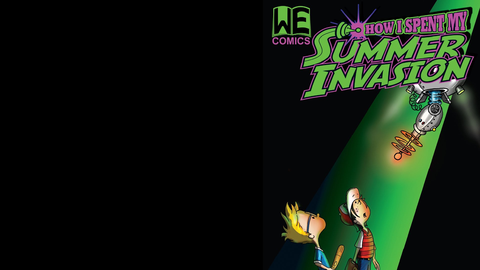 Download Comic Summer Invasion HD Wallpaper