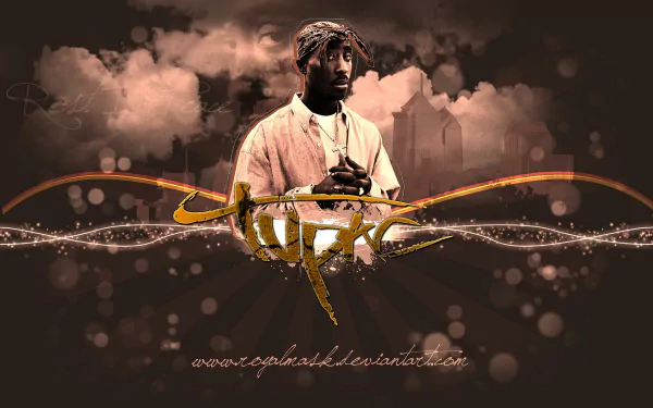 2Pac Royalty: 4K Ultra HD Music Legend Wallpaper