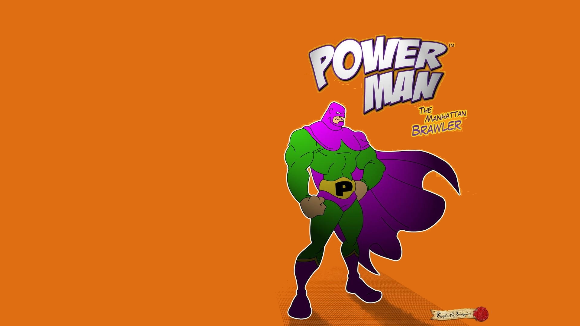 Download Comic Power Man HD Wallpaper