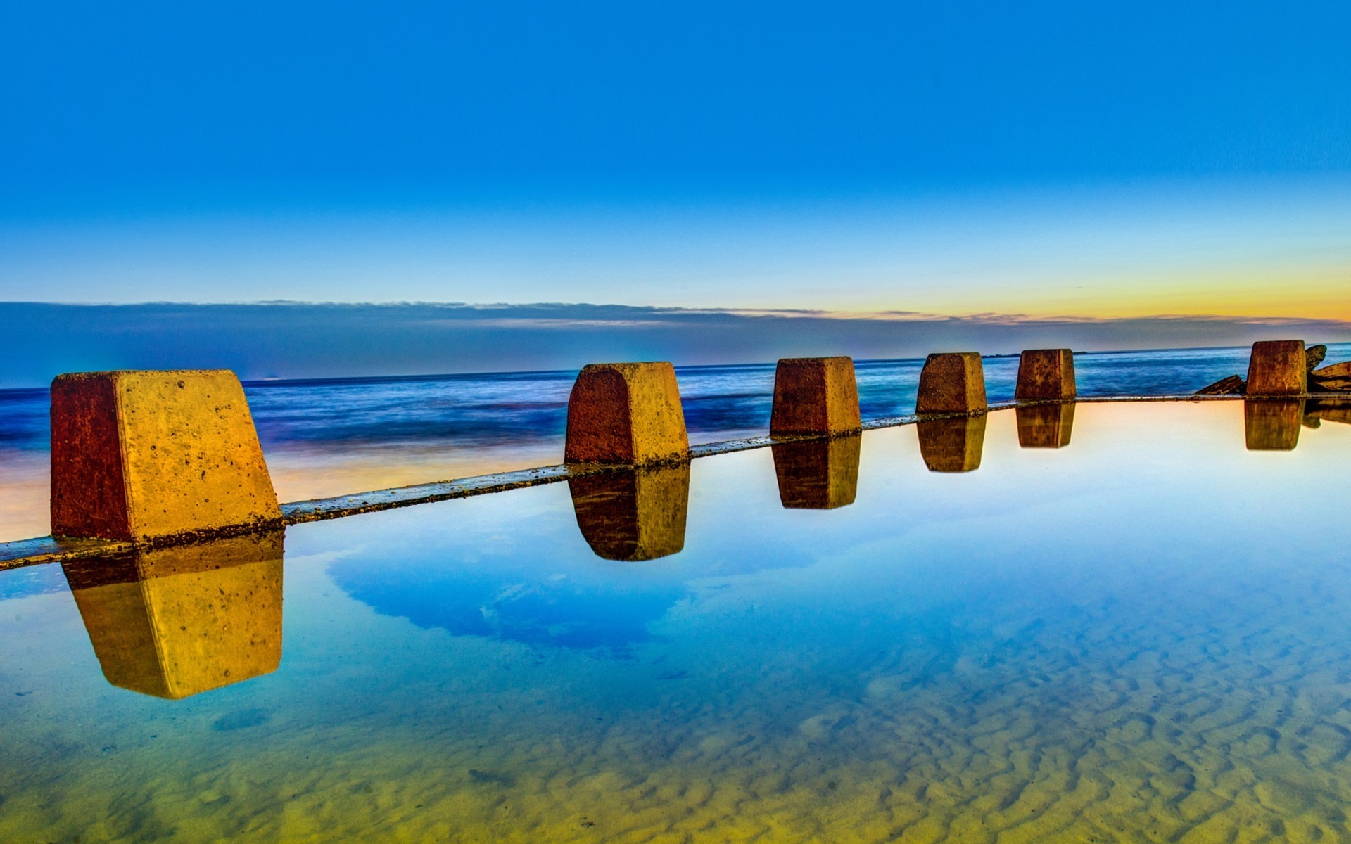 Download Man Made Pool HD Wallpaper