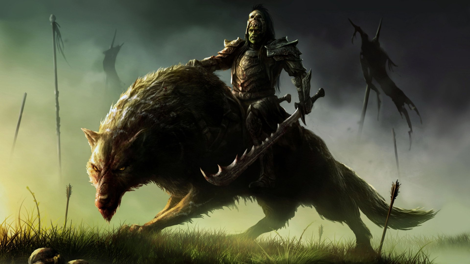 World of Warcraft 4K Ultra HD: Shadow Rider Epic Battle Wallpaper