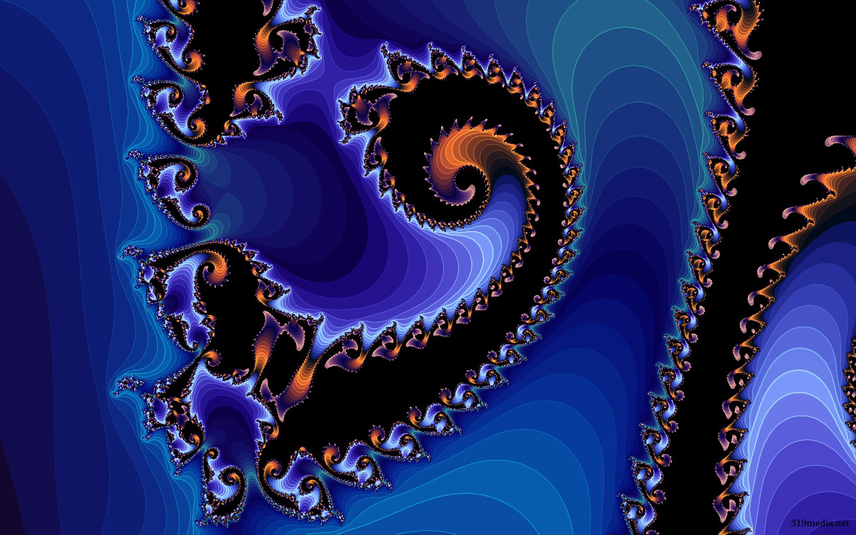 Blue Fractal by 319media
