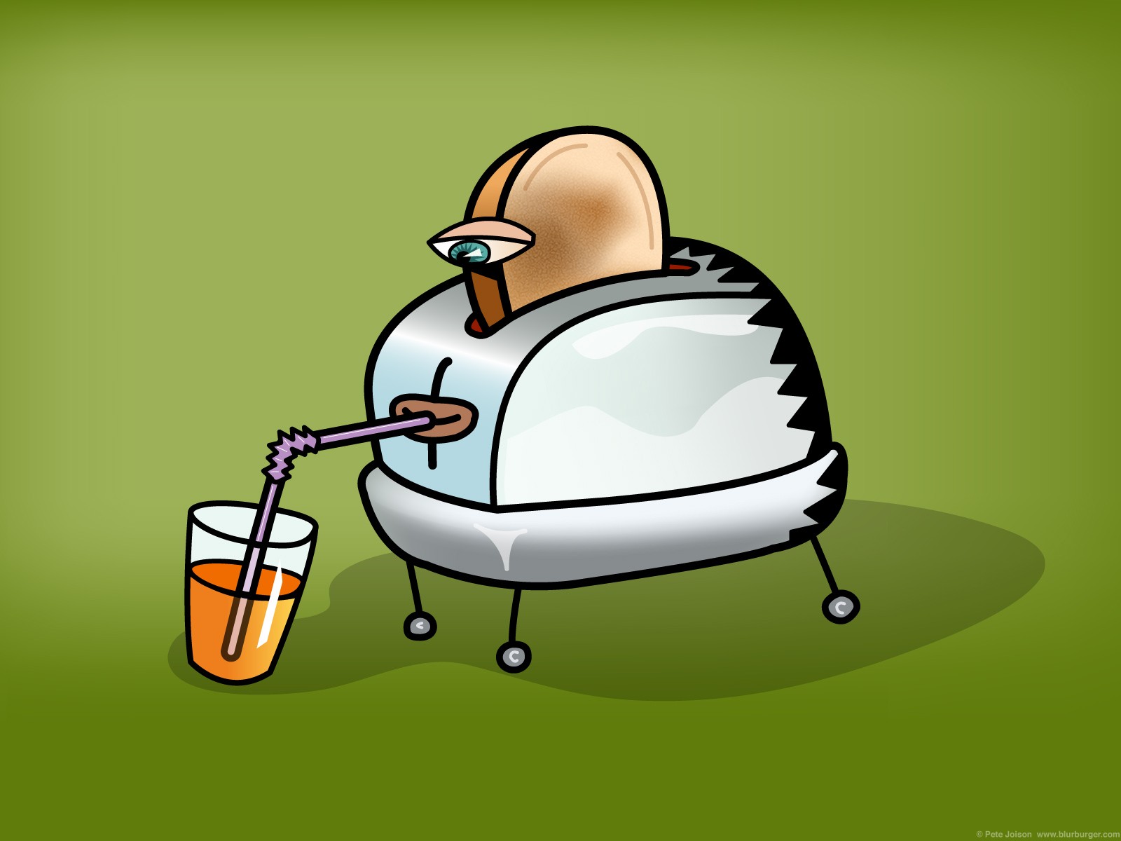 Download Artistic Blurburger Wallpaper