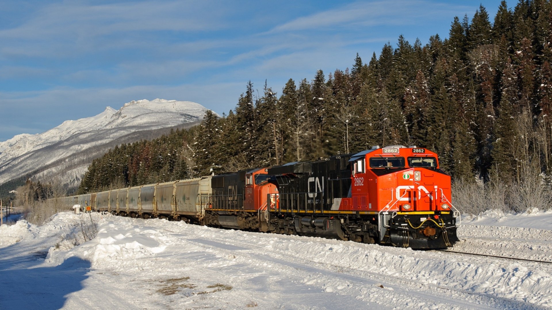 Freight Train Wallpaper