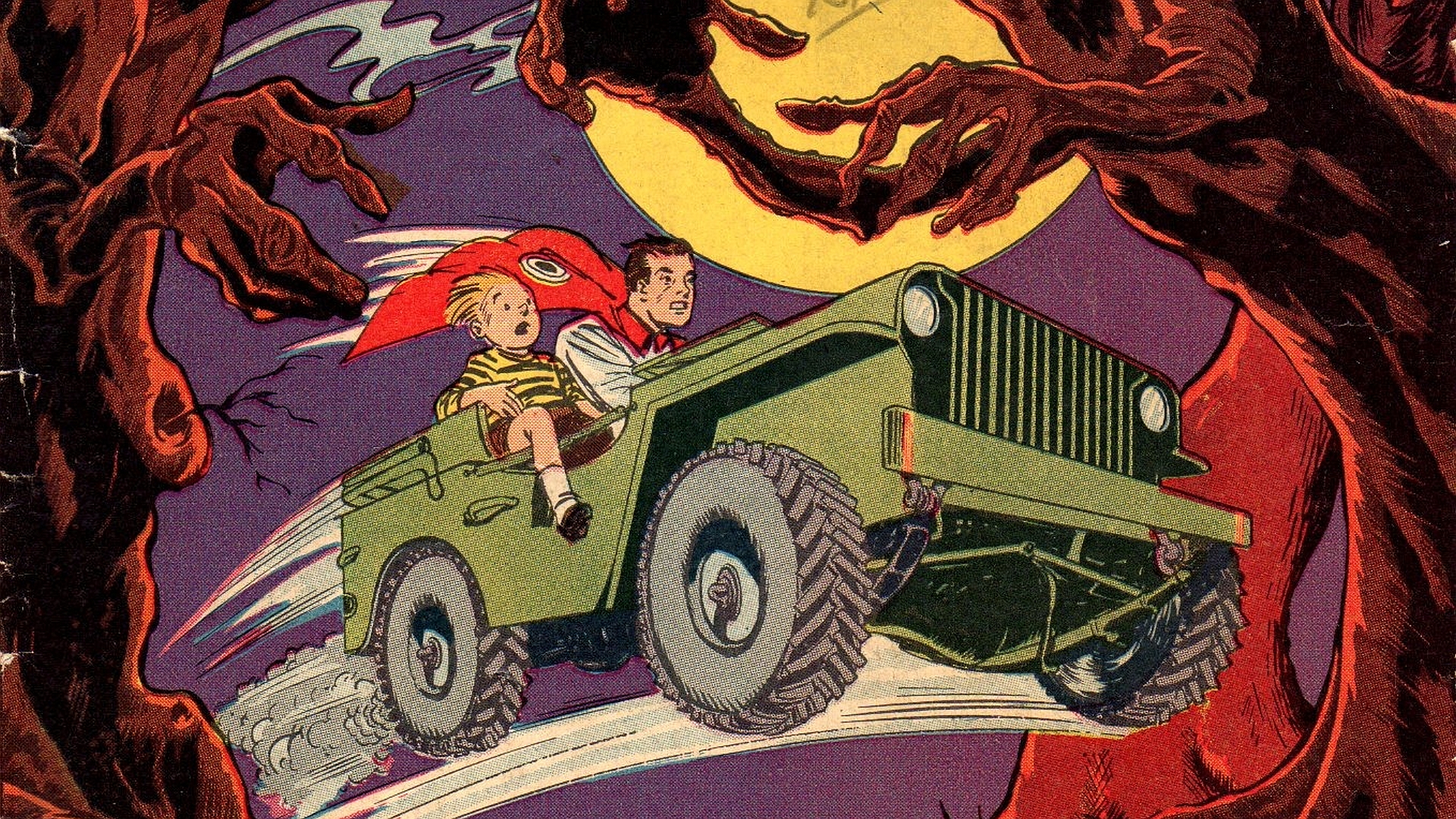 Download Comic Jeep Comics HD Wallpaper