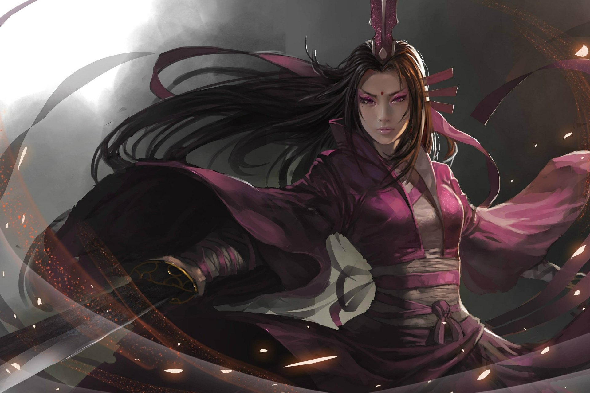 HD Wallpaper of Asian Fantasy Warrior Woman | 2560x1707 | Wallpaper Abyss