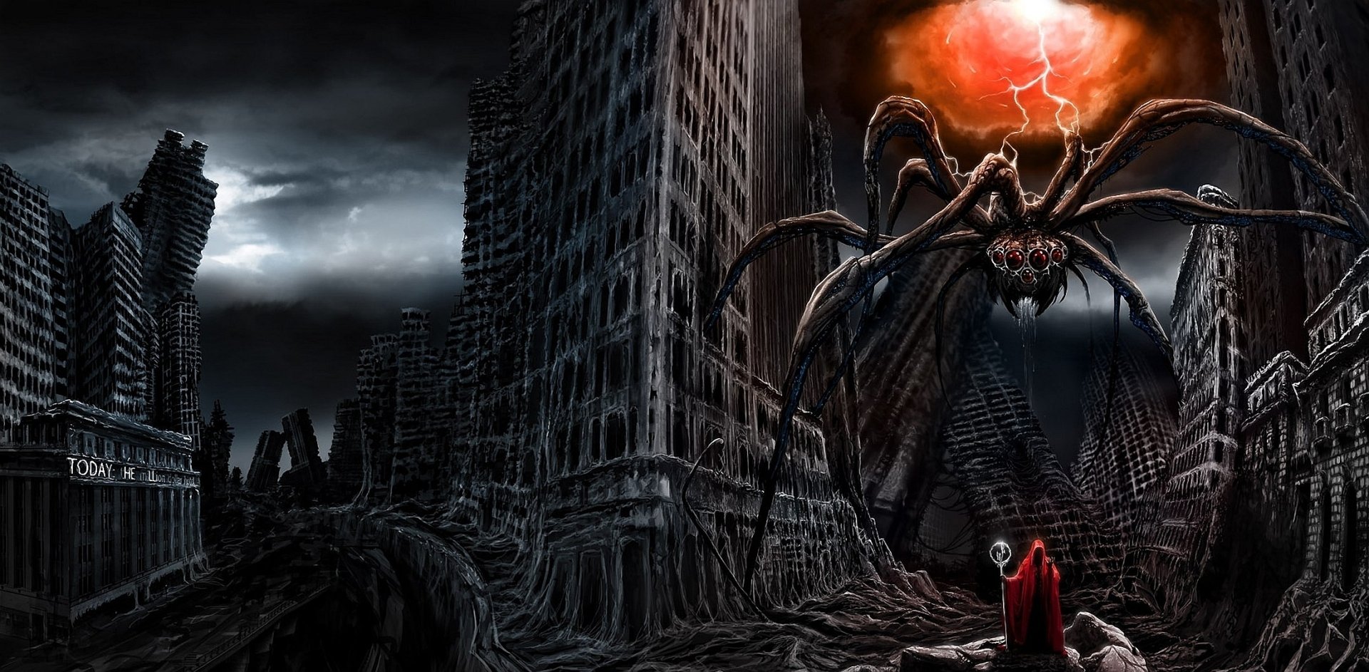 Romantically Apocalyptic: Dark Comic HD Wallpaper of the Spider's Lair ...