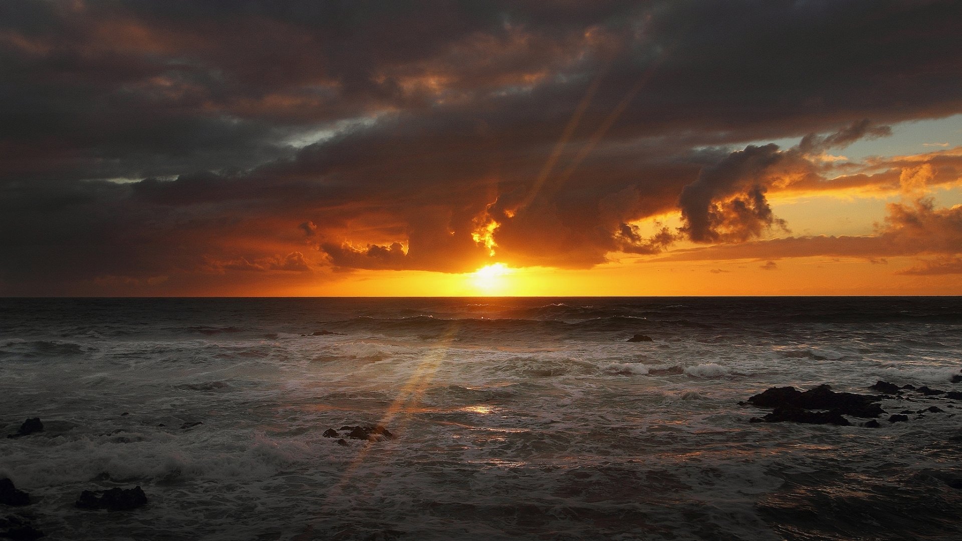 Download Nature Sunset HD Wallpaper