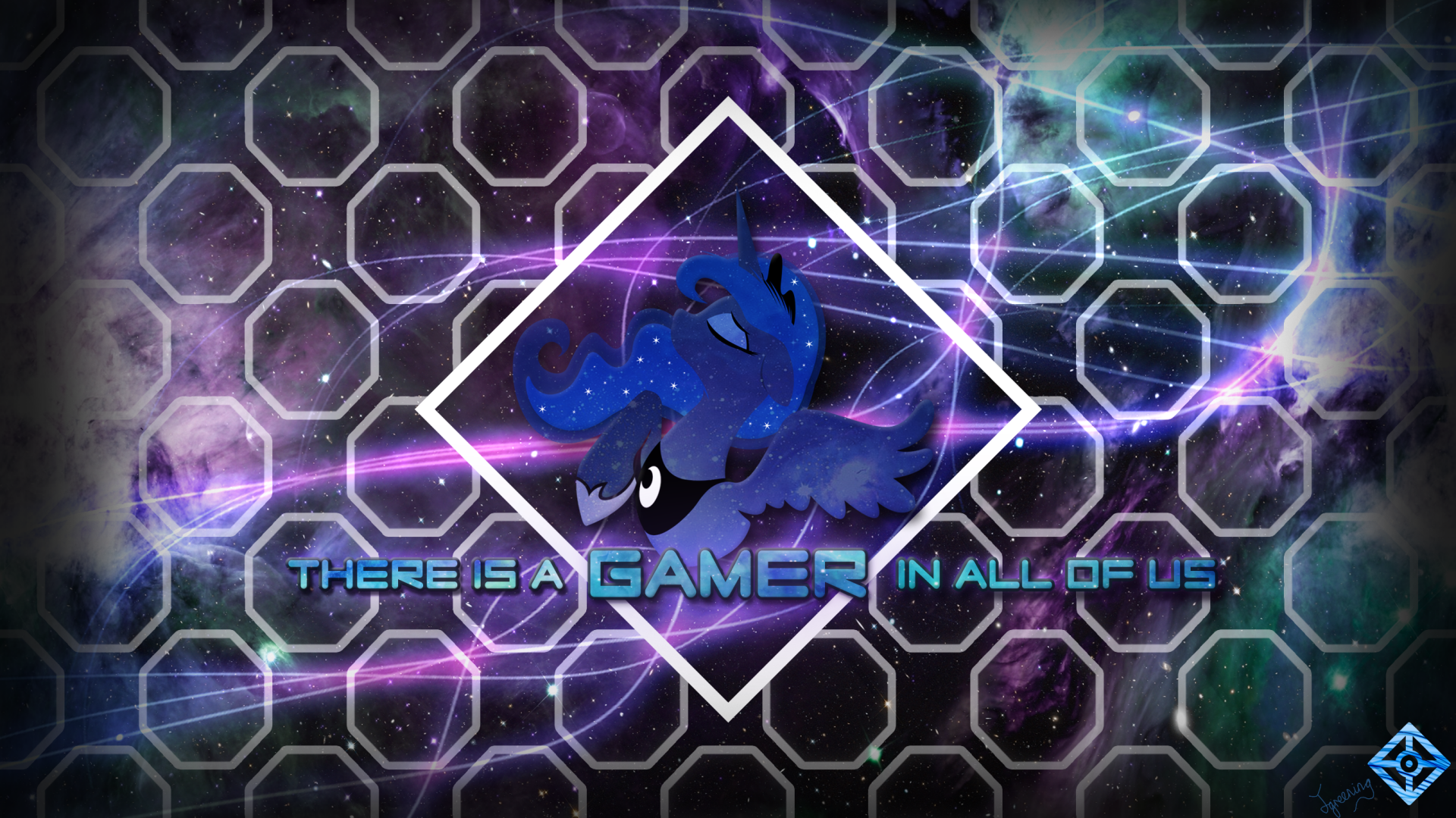 Princess Luna HD Wallpaper: My Little Pony Gamer Magic by JamesG2498