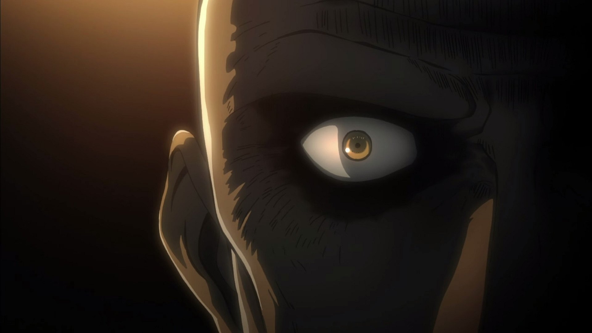 Attack on Titan HD Anime Wallpaper – Intense Titan Gaze