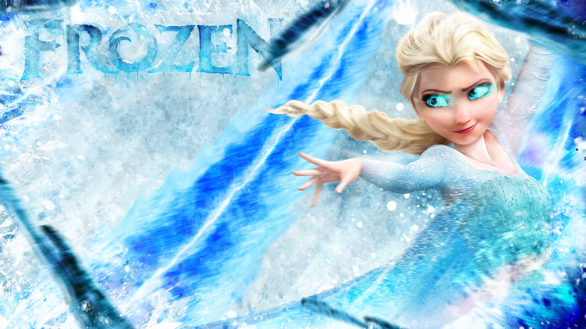 Elsa’s Frozen Magic: Stunning Snowy HD Wallpaper from the Movie by ...