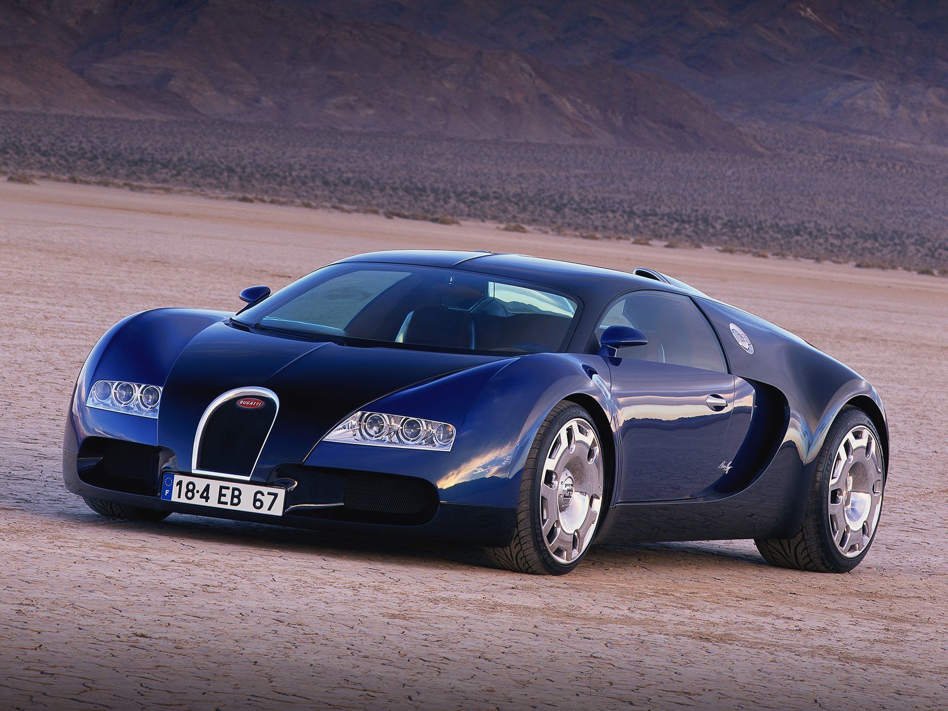 Download Bugatti Vehicle Bugatti EB 18-4 Veyron HD Wallpaper
