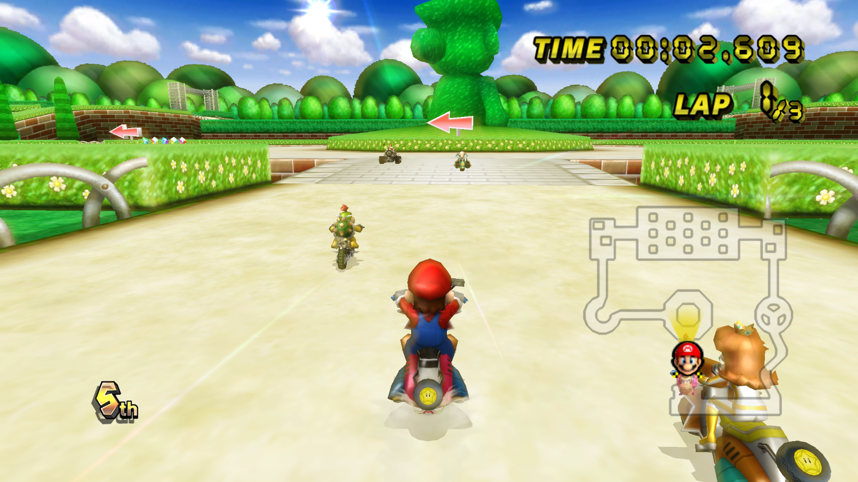 Download Video Game Mario Kart Wii Wallpaper
