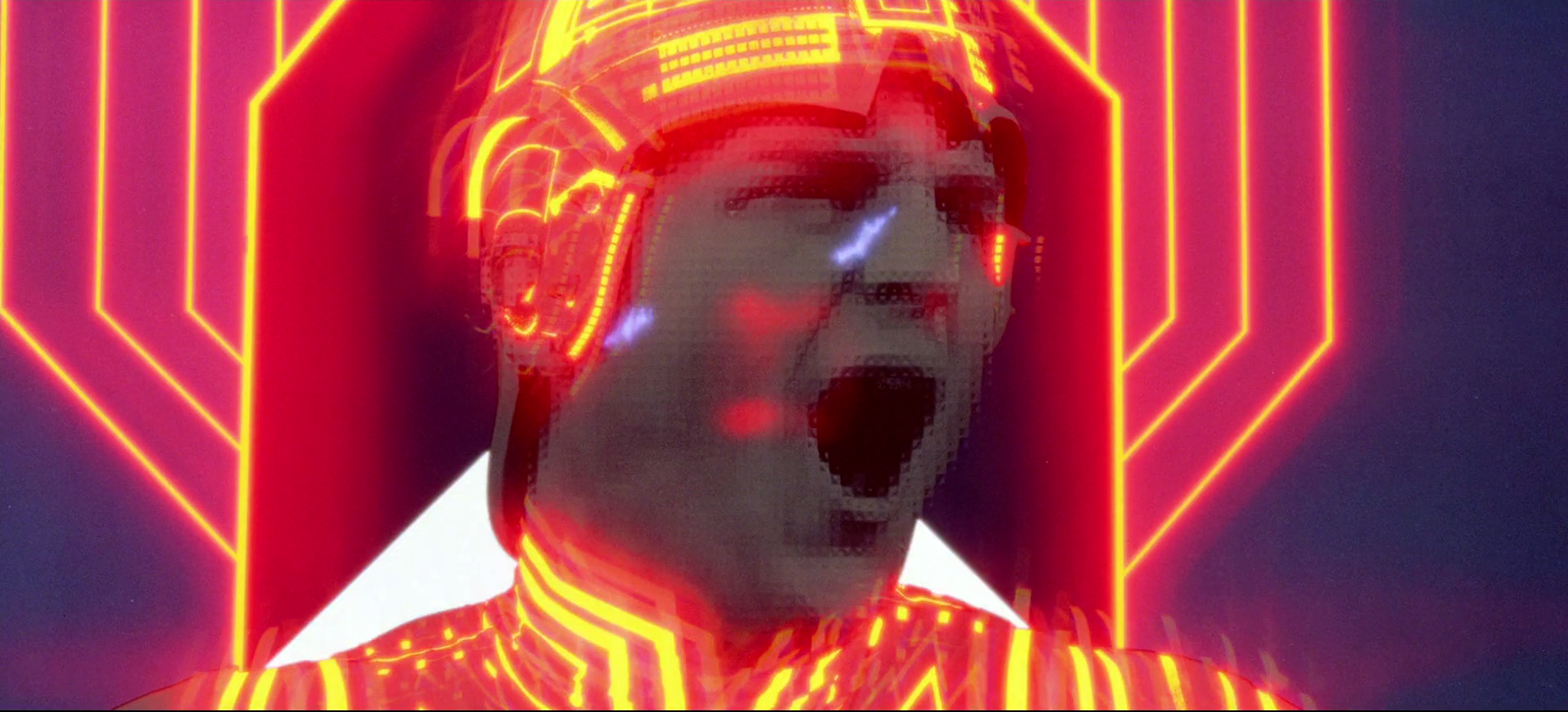 Neon Retrowave Tron HD Wallpaper: Futuristic Movie Vibes