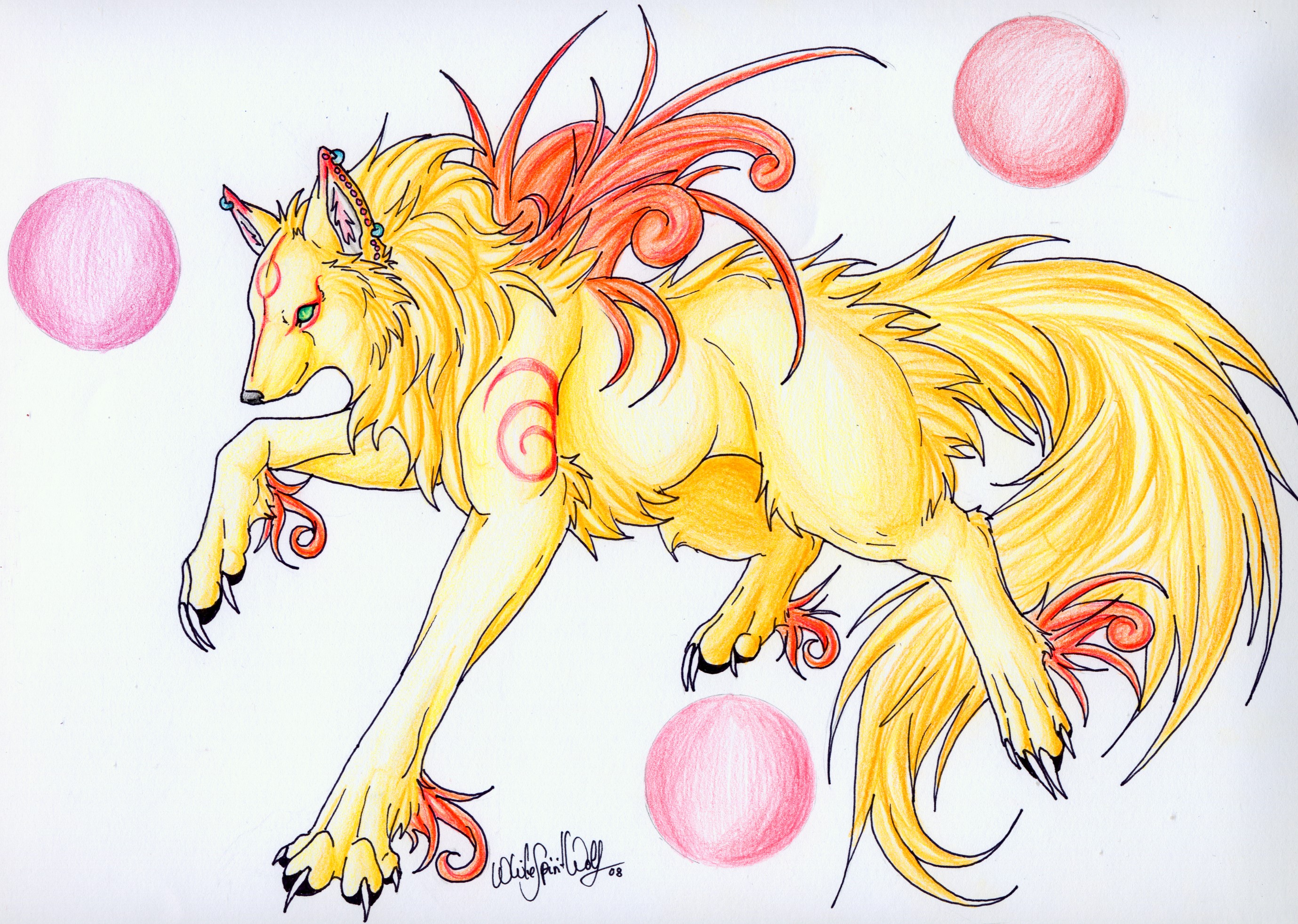 Ōkami HD Wallpaper by WhiteSpiritWolf