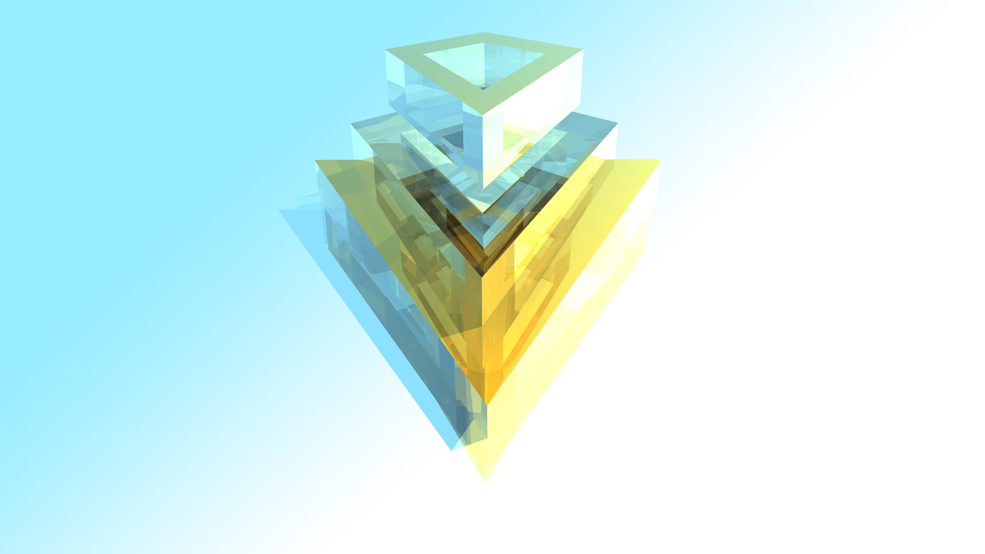 Crystal Facets: HD Abstract Geometry Wallpaper by Justin Maller ...