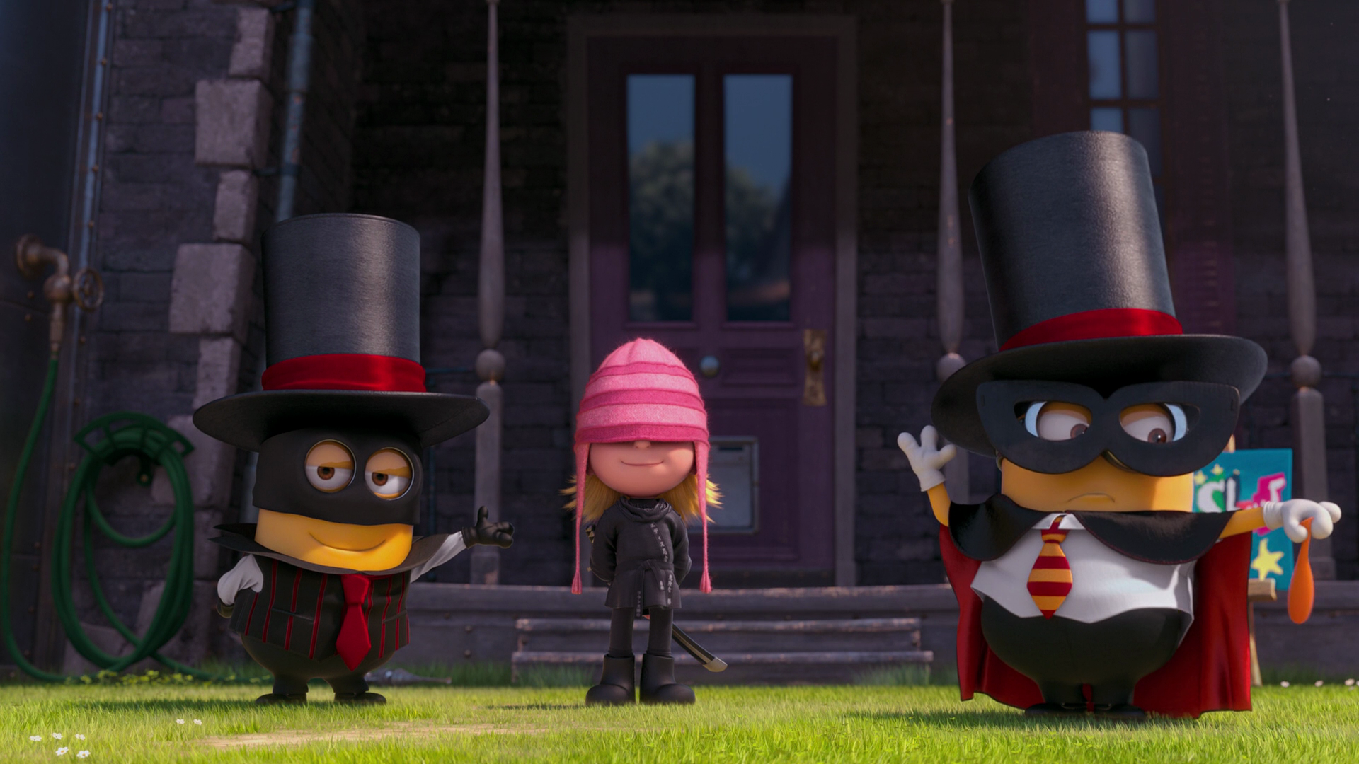 Edith and Minions in Despicable Me 2 HD Wallpaper Delight