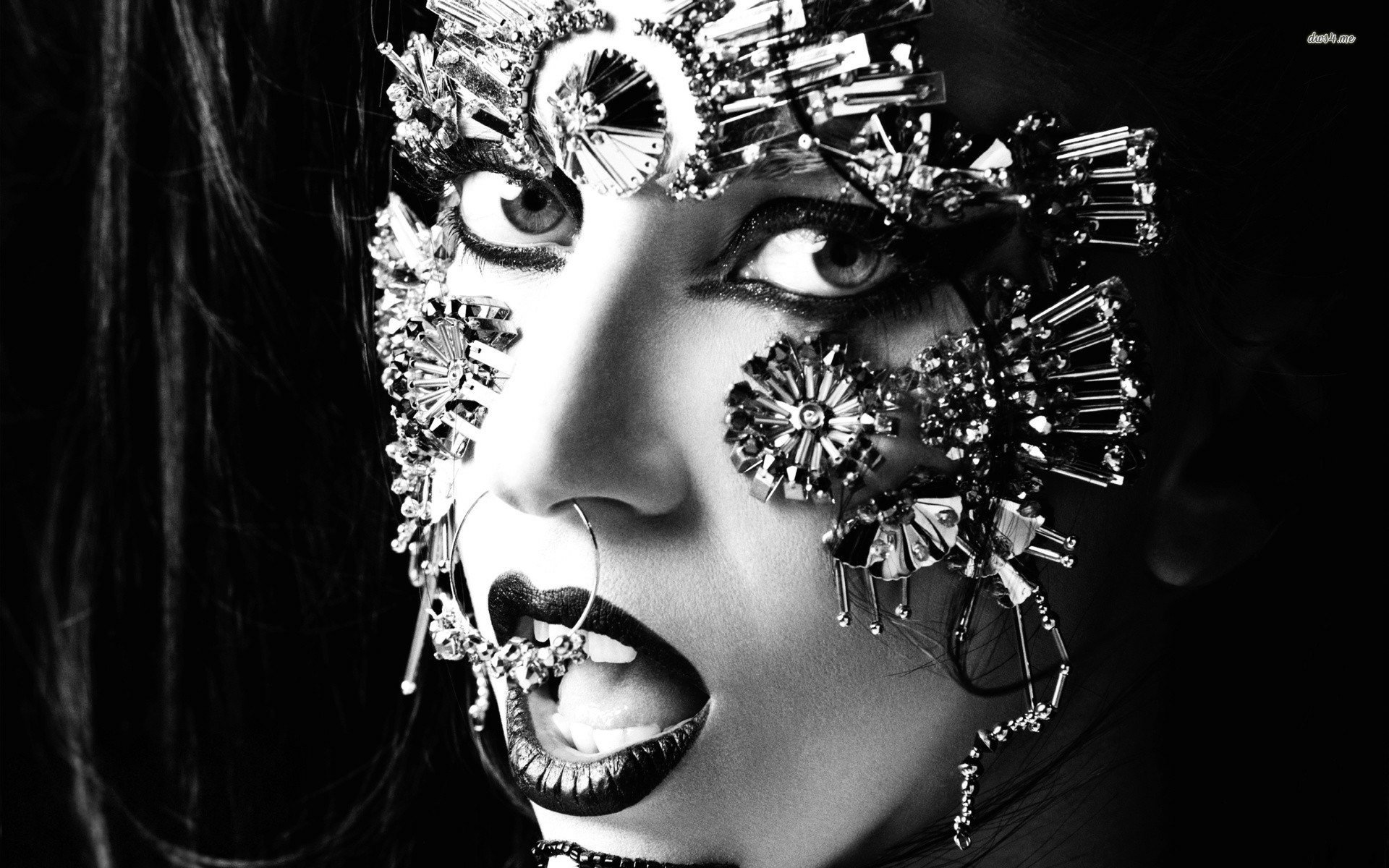 Lady Gaga Music Vibes: Stunning HD Artistic Portrait Wallpaper ...