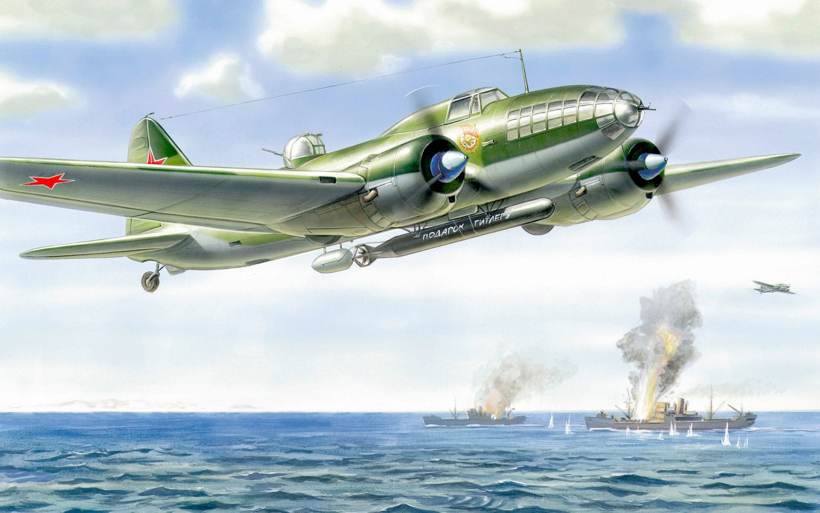 Ilyushin DB-3 Military Bomber HD Wallpaper – Aviation in Action