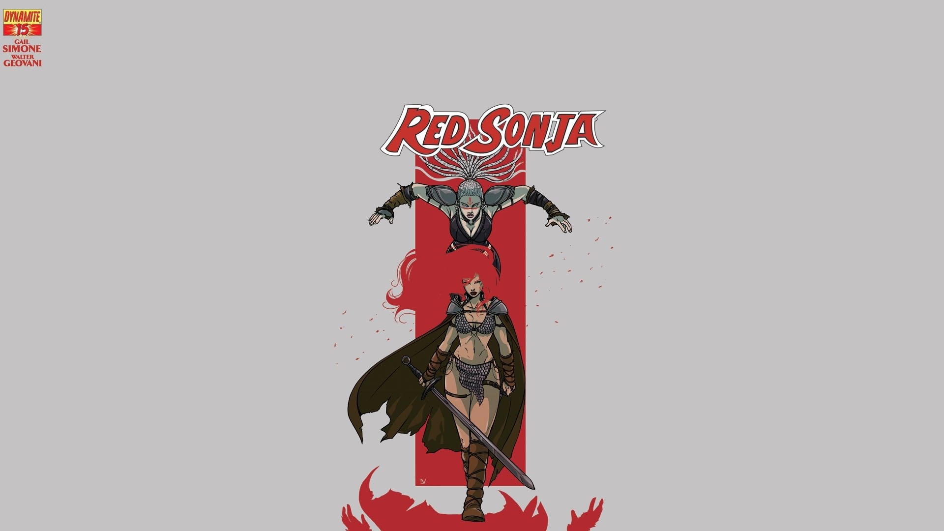 Download Comic Red Sonja HD Wallpaper | 1920x1080 | Wallpaper Abyss