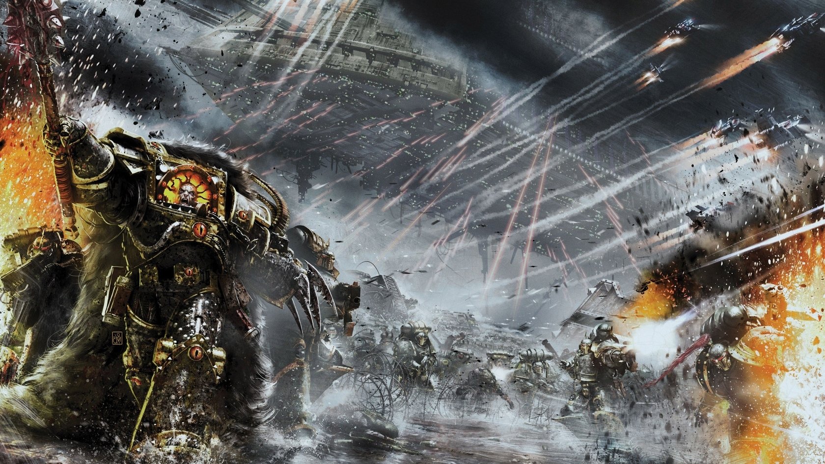 Warhammer 40K Epic Battle HD Wallpaper – Free Download