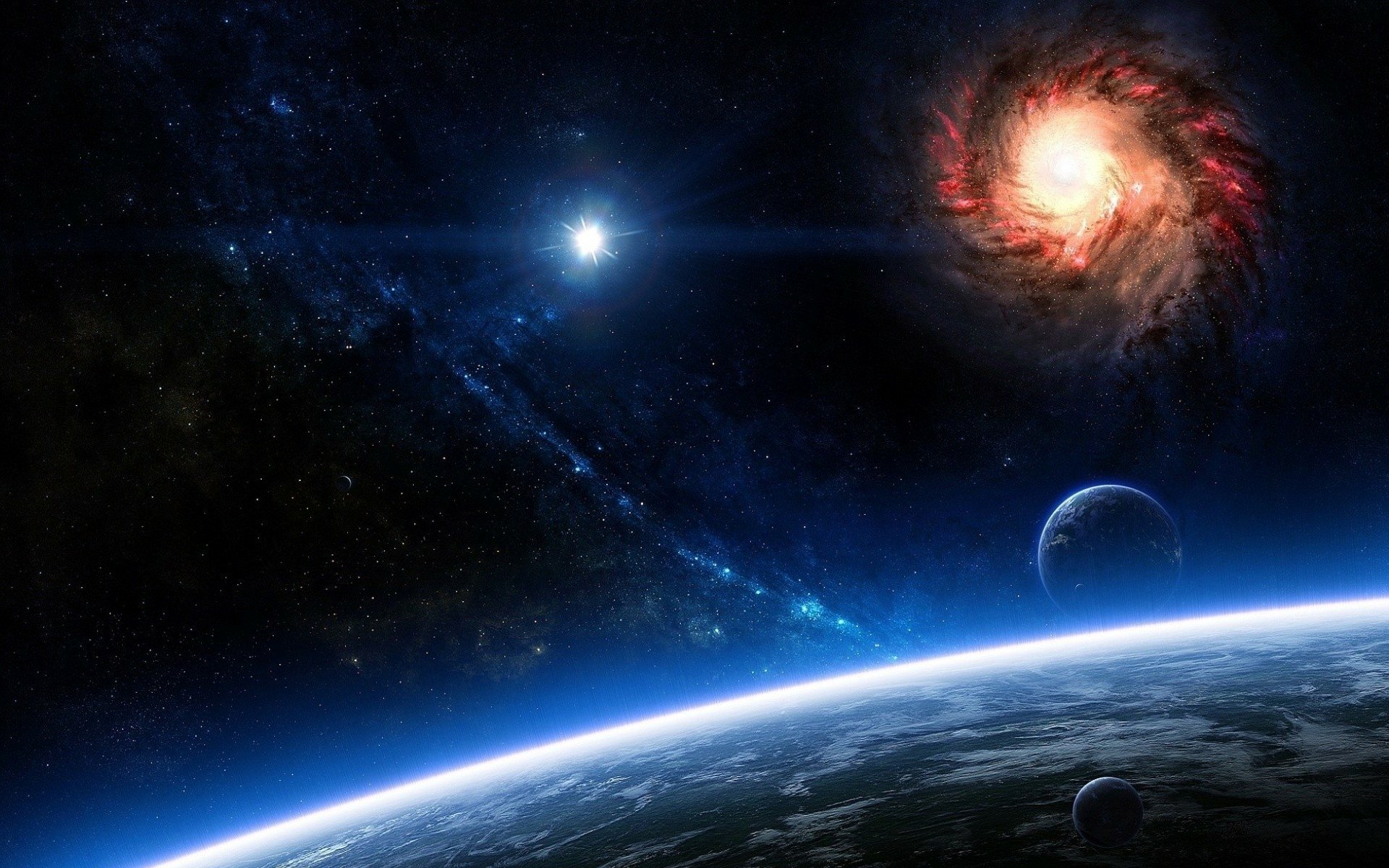 Download Sci Fi Galaxy HD Wallpaper