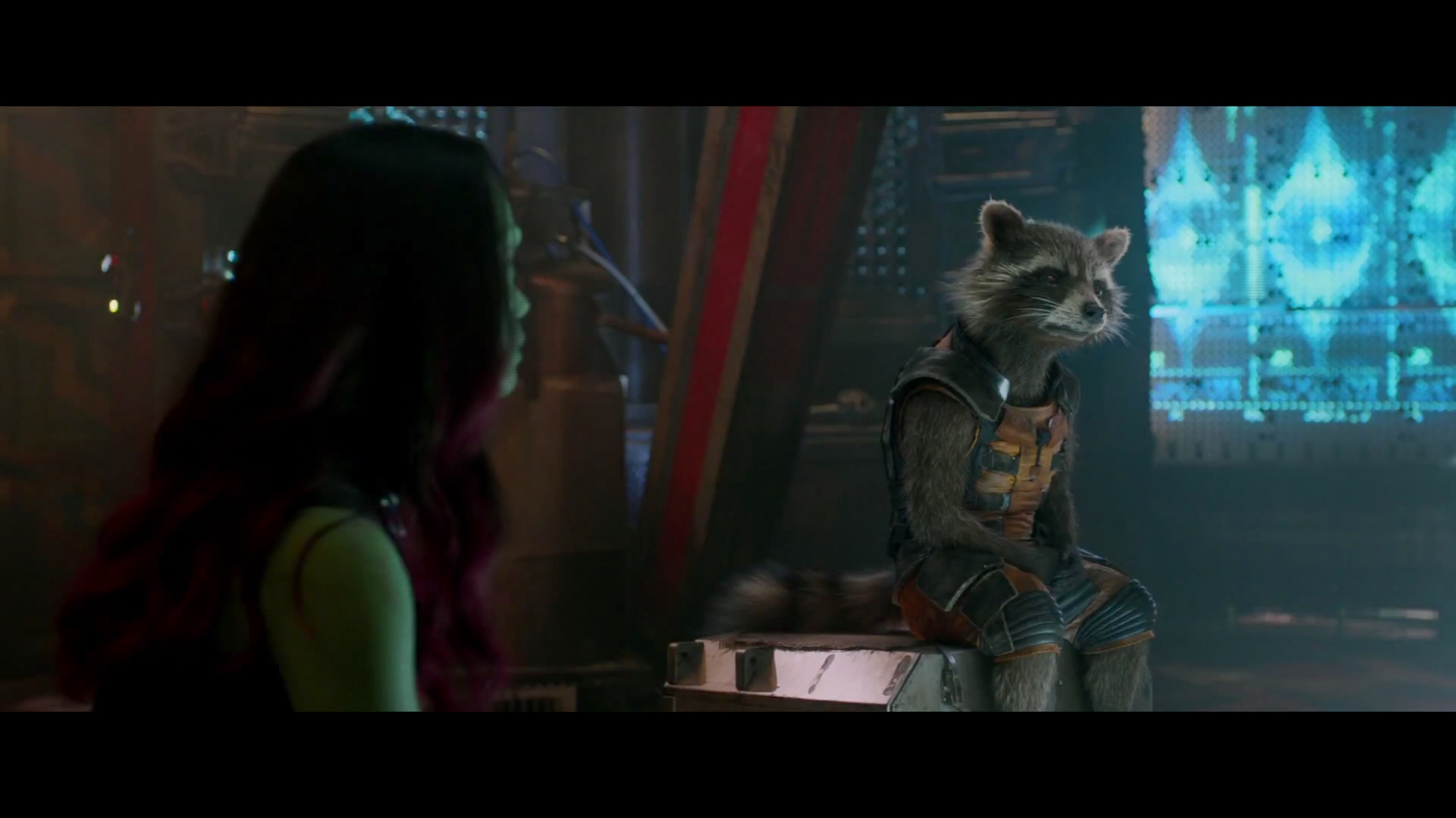 Guardians of the Galaxy HD: Rocket Raccoon & Gamora Inspired Wallpaper