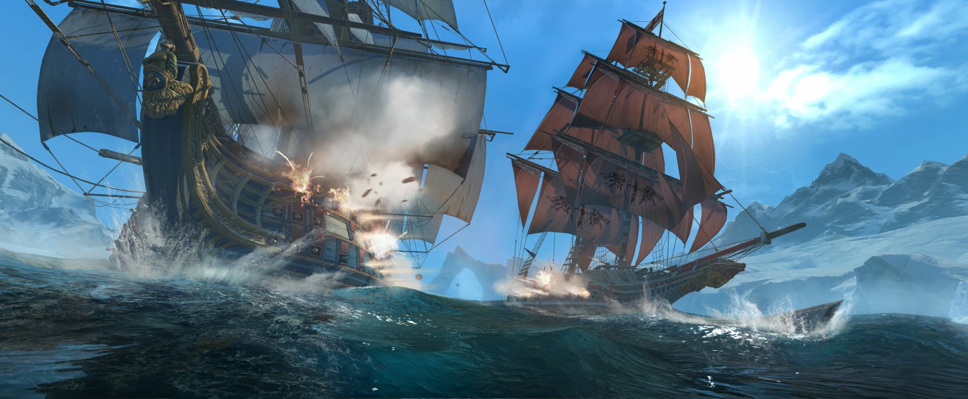 Assassin's Creed: Rogue HD Wallpaper - Epic Naval Battle