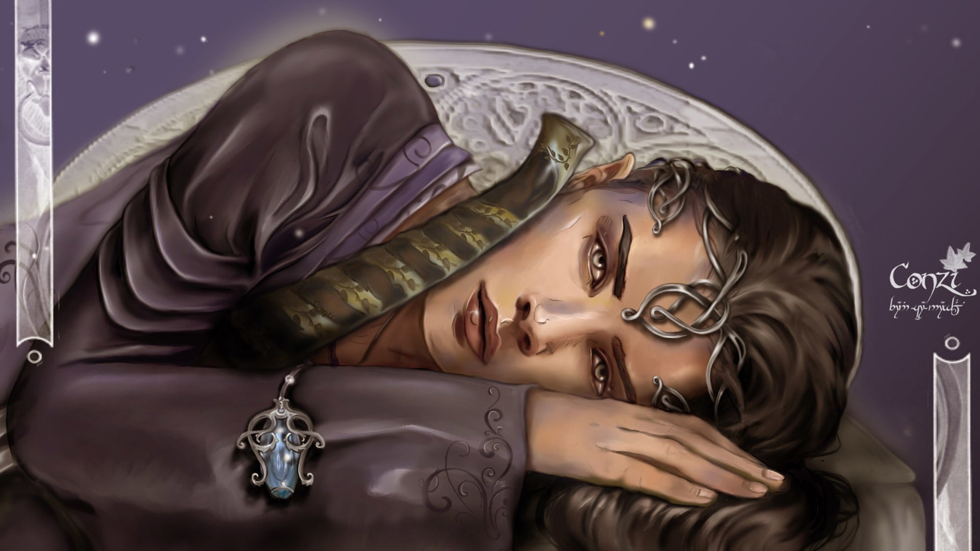 Dreamy Elf in HD: A Fantasy Wallpaper by TheMaskedShrike