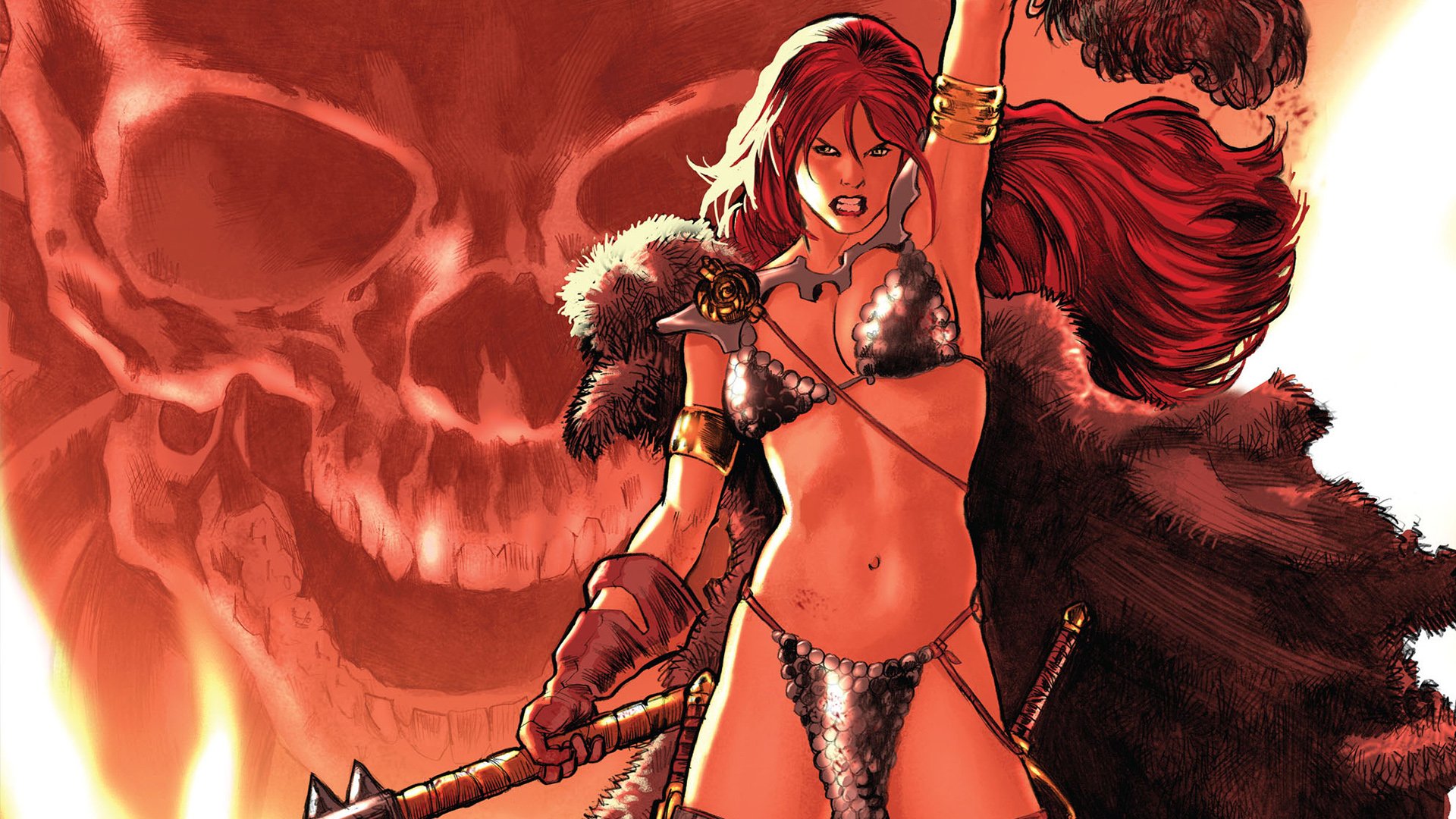 Download Comic Red Sonja HD Wallpaper