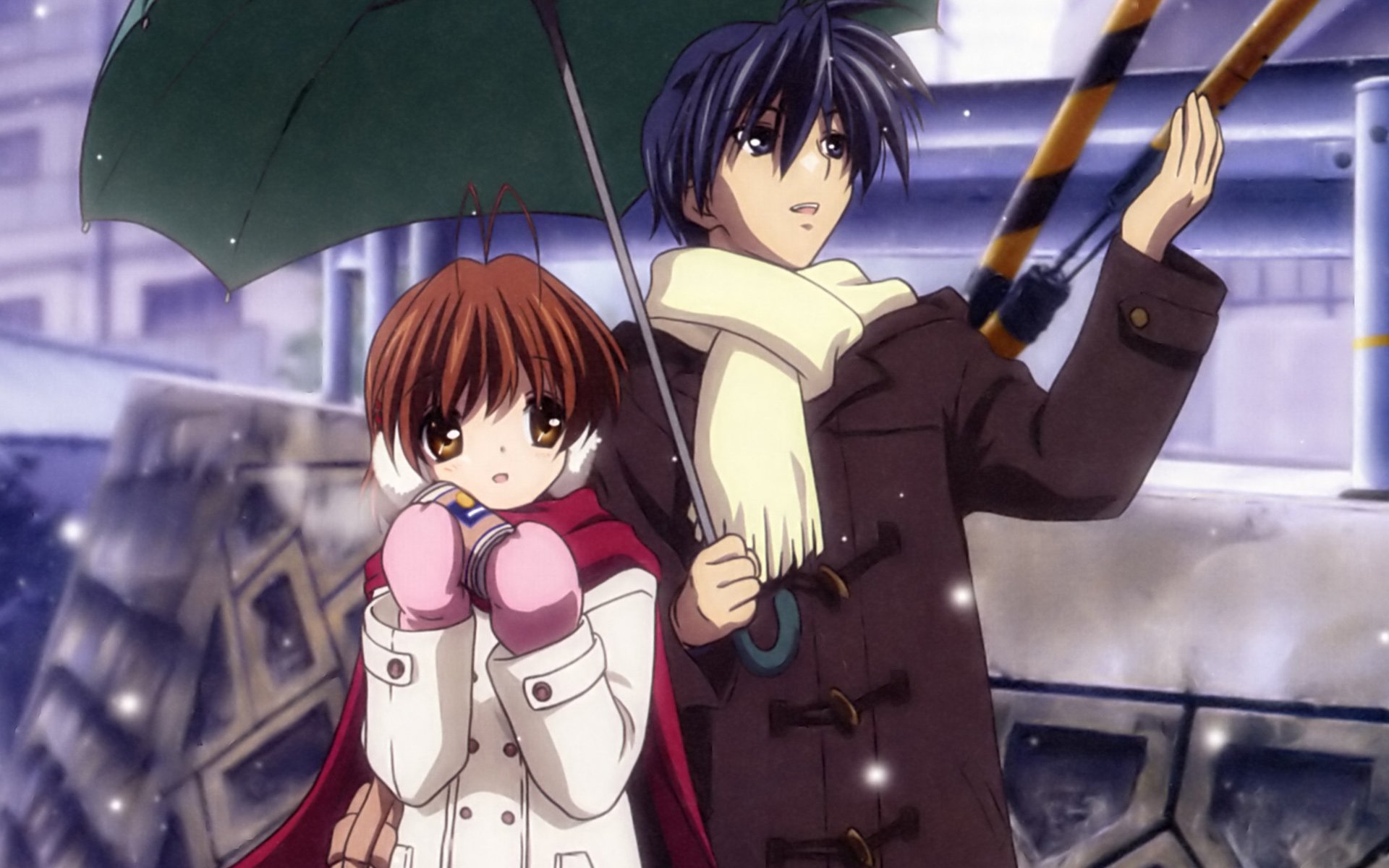 Download Tomoya Okazaki Nagisa Furukawa Anime Clannad HD Wallpaper ...