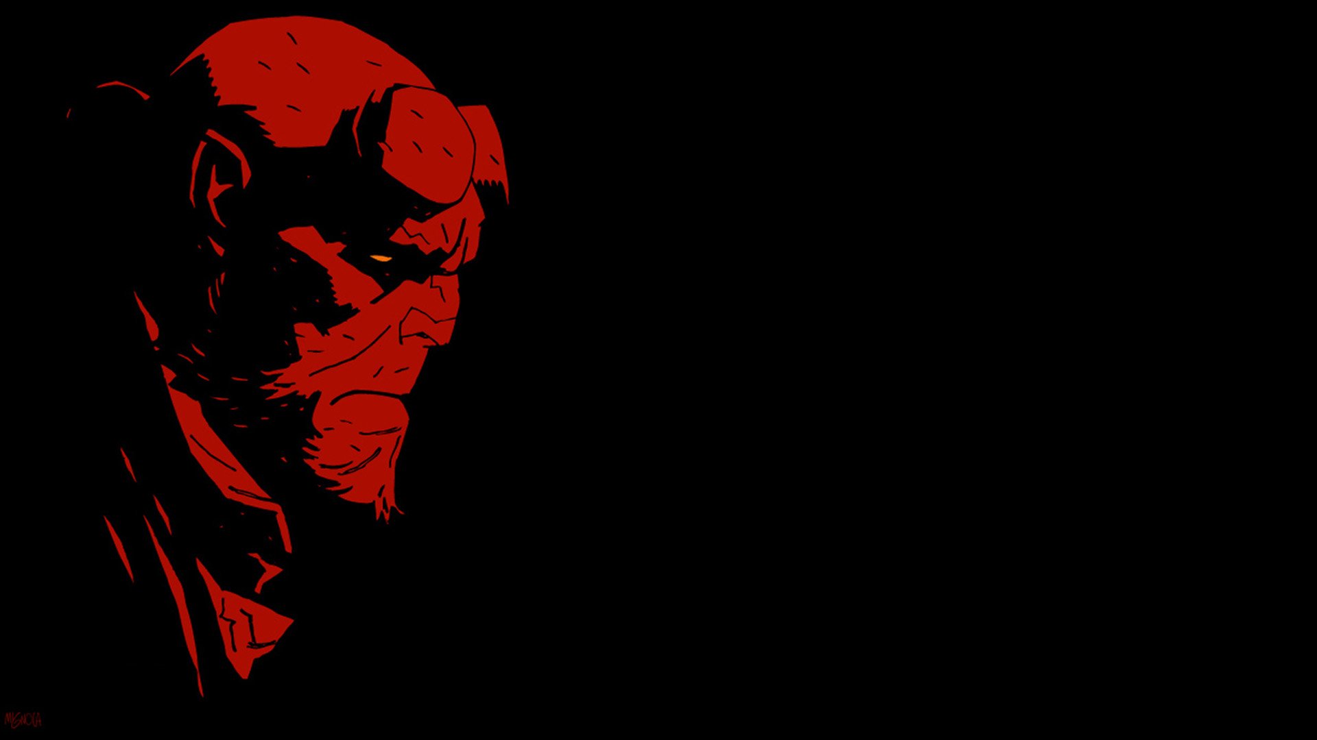 Download Comic Hellboy HD Wallpaper