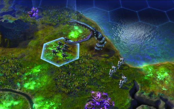 Hexagon Grid Wallpapers