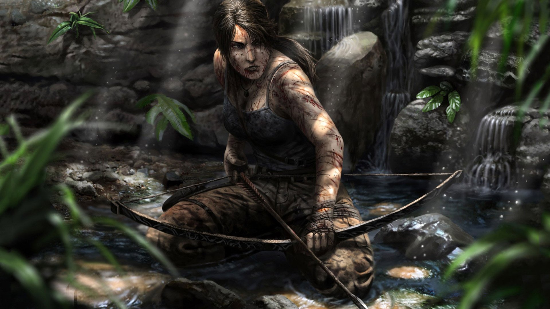 Tomb Raider HD Wallpaper: Lara’s Fierce Jungle Adventure