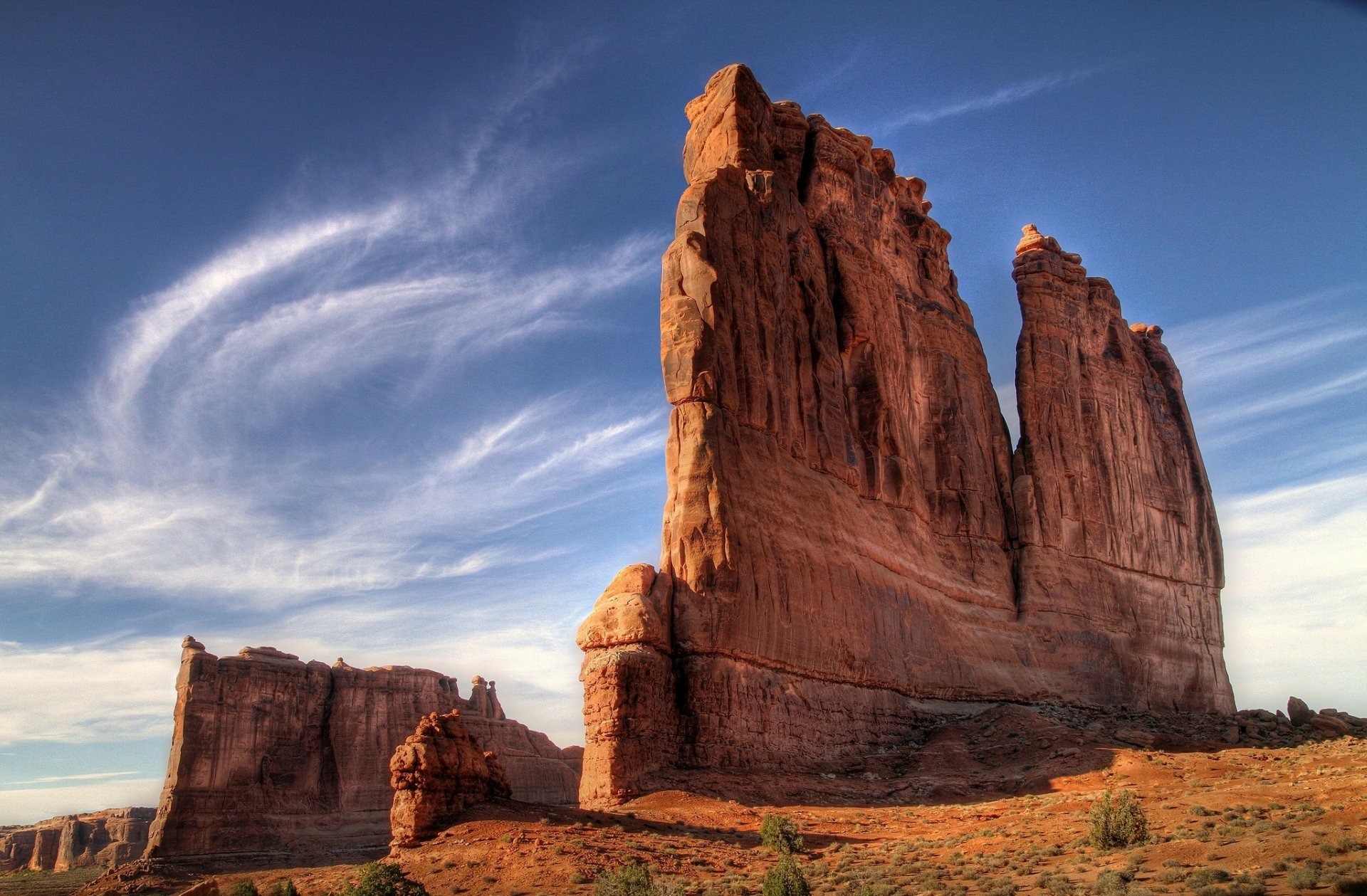 Download Sky Nature Desert HD Wallpaper