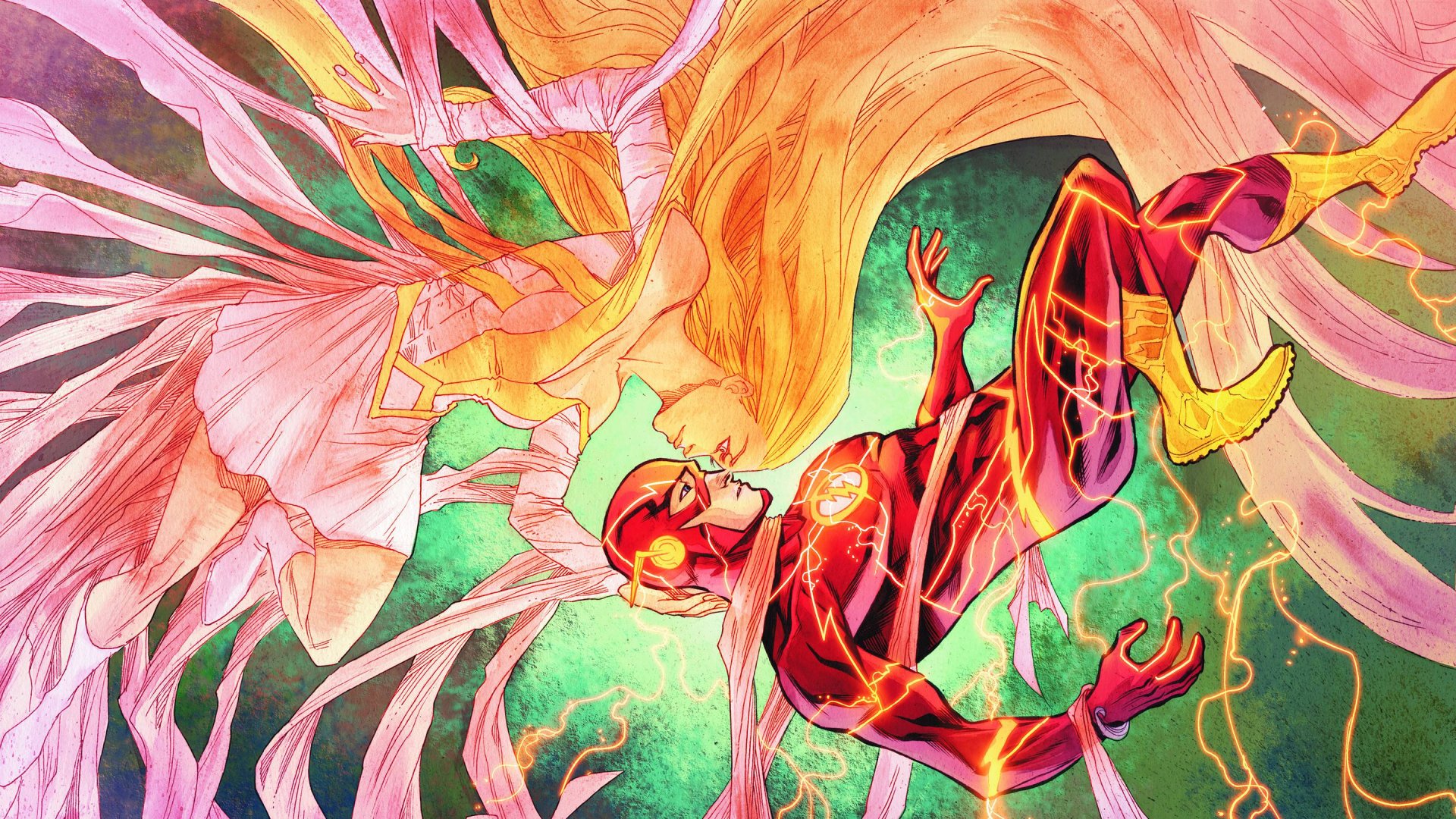 Dynamic Flash: An HD Wallpaper Adventure in Comics