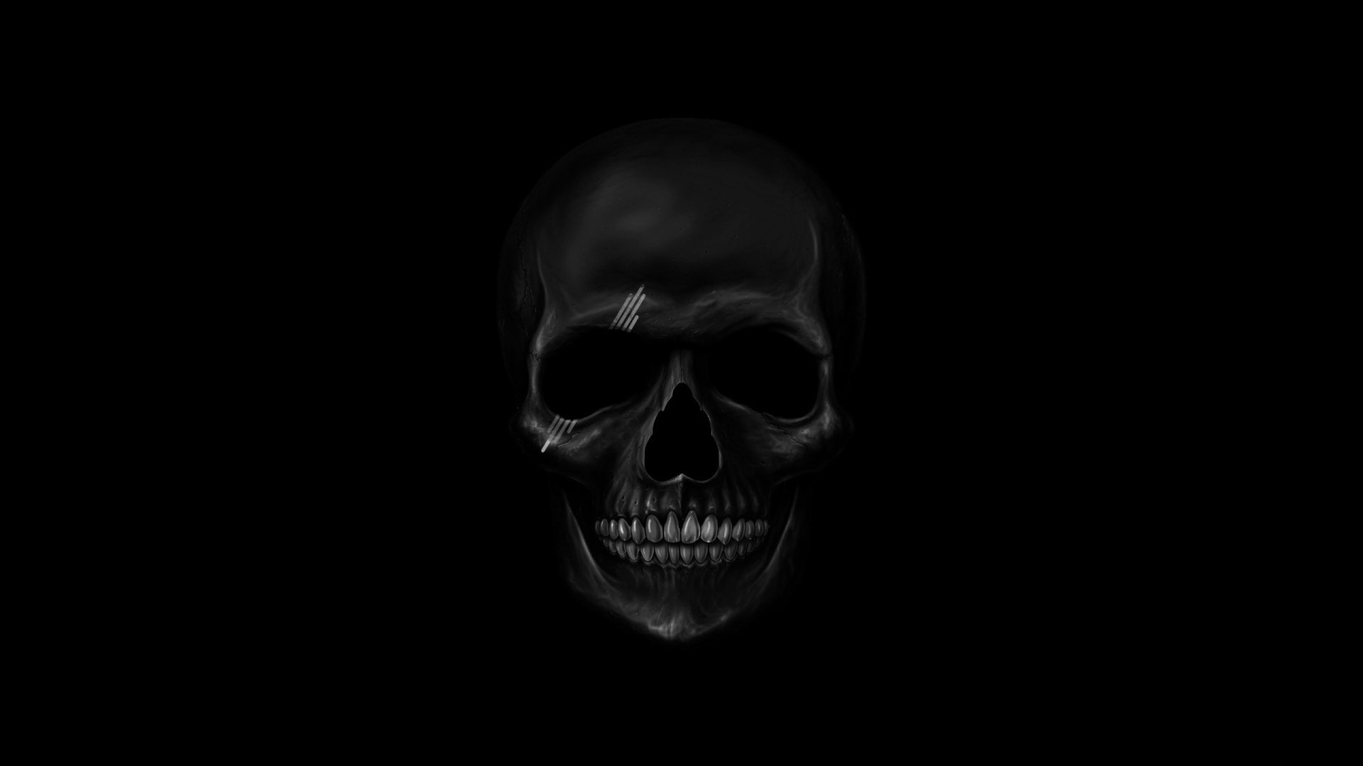 Dark Skull HD Wallpaper: Embrace the Shadows