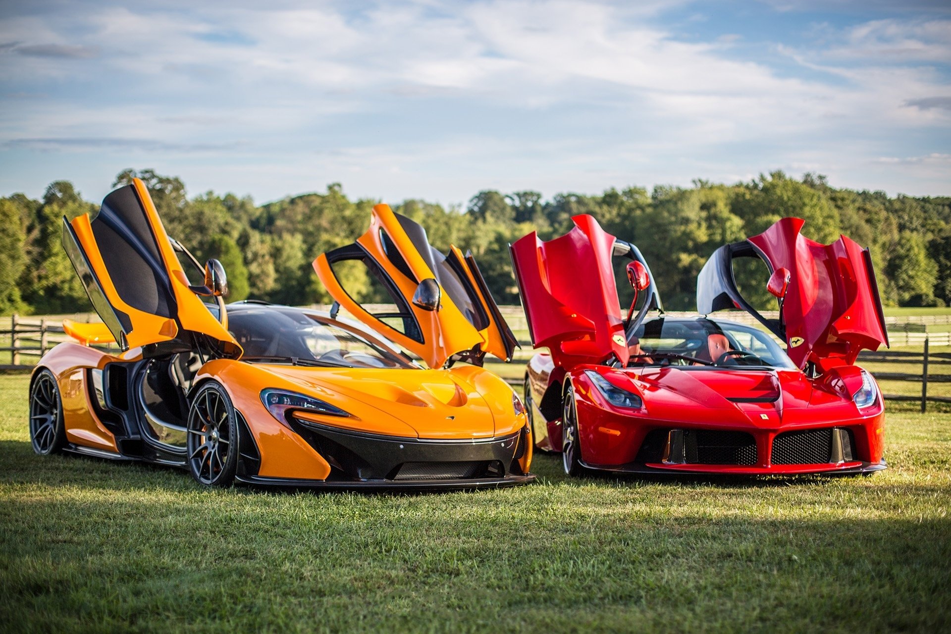 Exotic Supercar Duo — HD Wallpaper