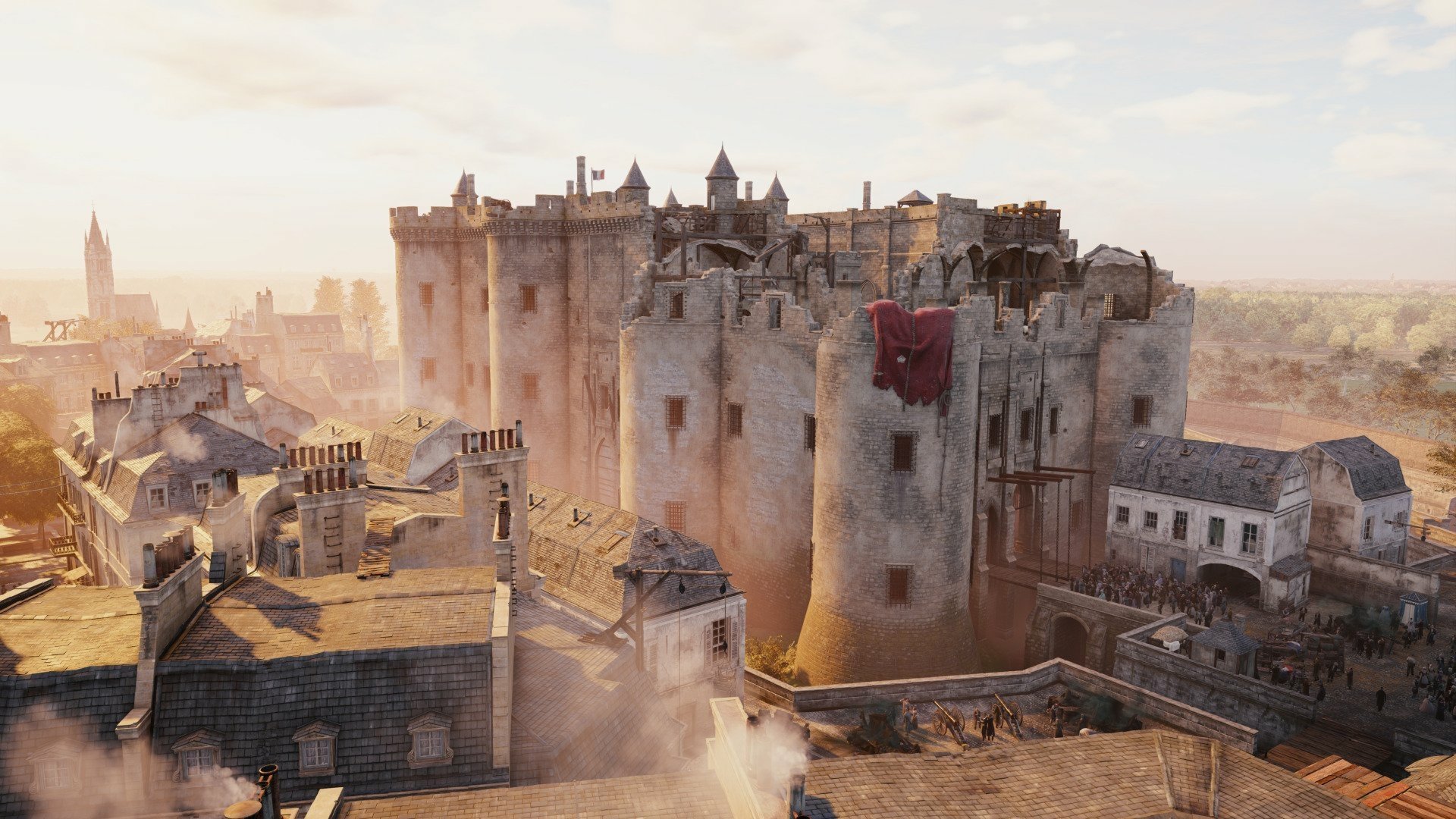 Assassin's Creed: Unity HD Wallpaper - A Stunning Cityscape