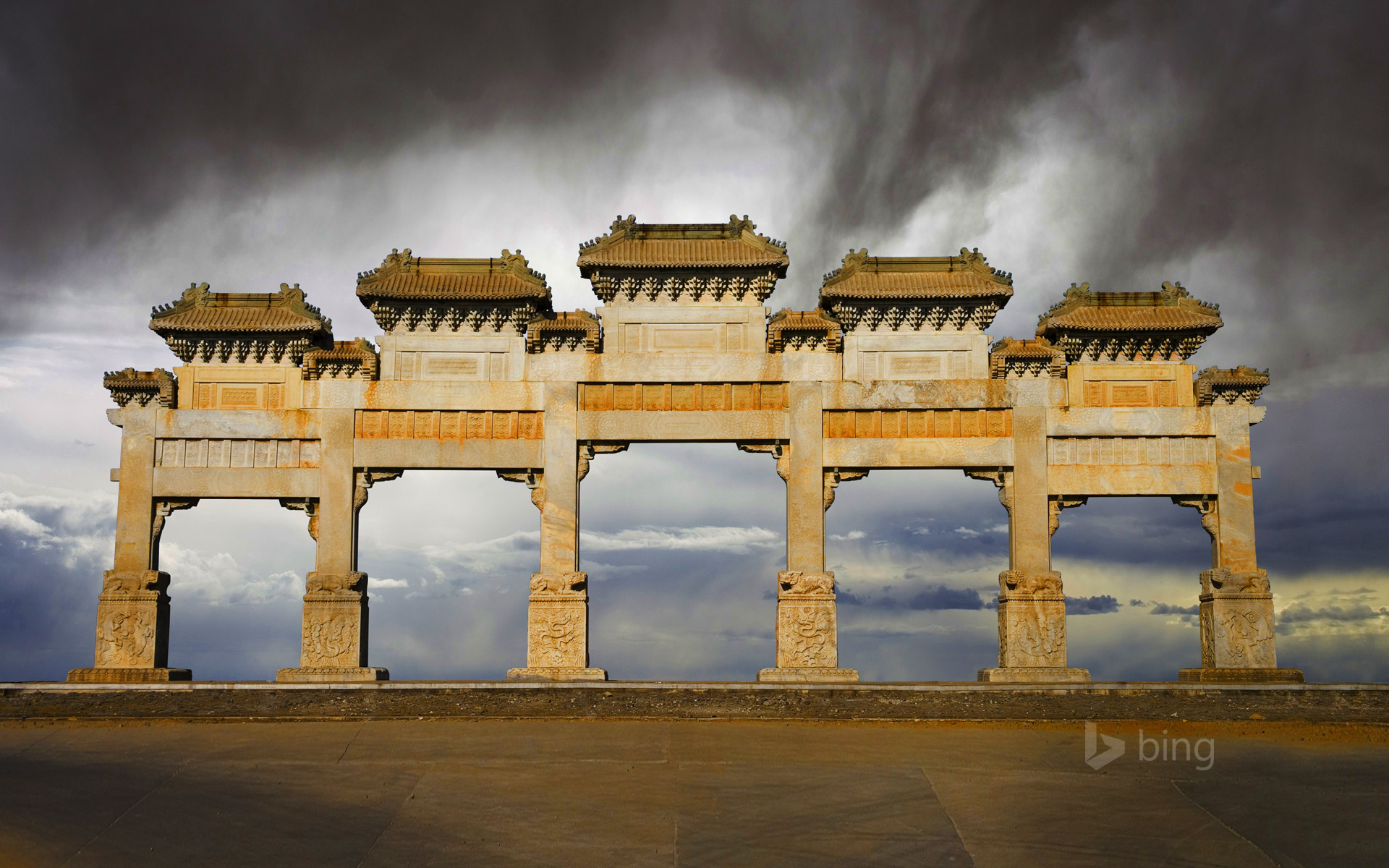 Majestic Ancient Gateway – HD Man-Made Architectural Masterpiece