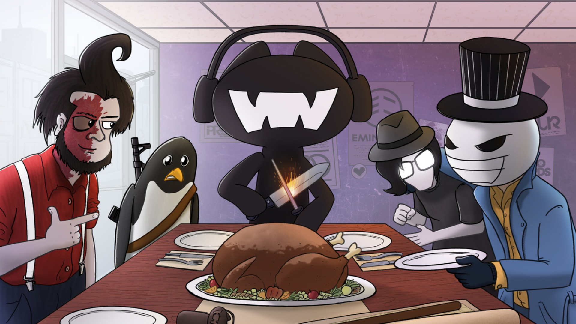 Monstercat Feast: HD Wallpaper Celebration of Music